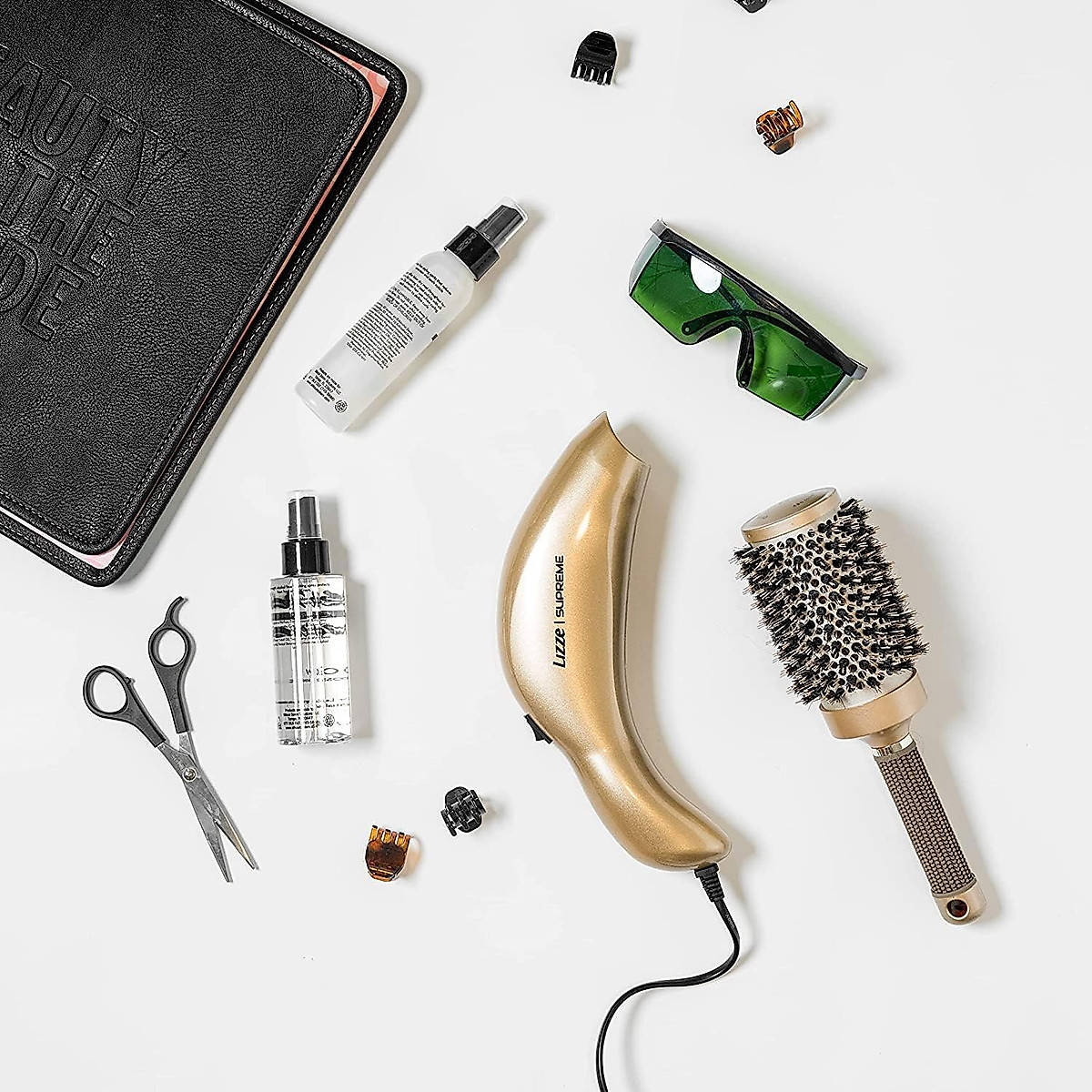 LED Treatment Accelerator - Lizze Photon Supreme Triple Light Action Enhancer - Progressive Thickening And Hydrating Maximizer - Photonic Therapy - Durable Hair Fibers