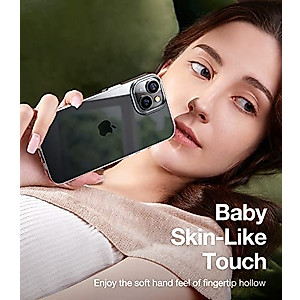 TORRAS Crystal Clear Designed for iPhone 14 Case, [Non-Yellowing] Slim Fit Ultra Thin [Military Drop Protection] Soft Silicone TPU Shockproof Protective Cover Case for iPhone 14 6.1 Inch, Clear