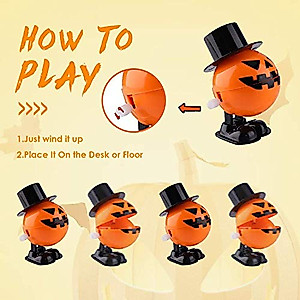 AnNido Halloween Wind Up Toys, 18PCS Assorted Wind-Up Toys for Kids Party Favors, Happy Halloween Goody Bag Fillers, Preschool Clockwork Toys Supplies for Kids, Boys & Girls