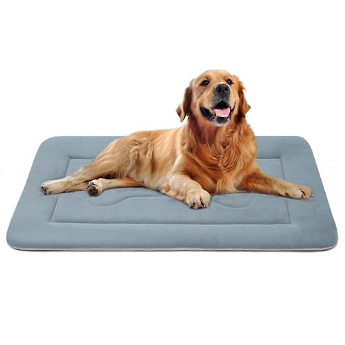 JoicyCo Large Dog Bed Crate Pad Mat 42in Washable Non-Slip Bottom Pet Bed Cat Beds Mattress Kennel Pad