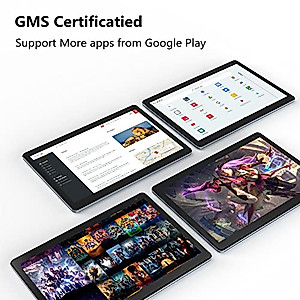 YQSAVIOR Tablets 10 inch Android Tablet, 2GB RAM & 32GB ROM Support 512GB Expand Tableta, 6000mAh Battery, AM FM WiFi Tablet (Blue)