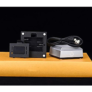 AIRCEE 3D Model of Galaxy Crystal Ball, with Led Lamp Stand, Planets Glass Ball, 6 Colors Light, Great Gifts, Educational Toys, Home Office Decor, Solar System Sphere with Gift Box