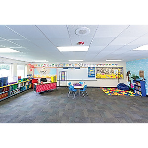 Classroom Keepers 9" x 12" Construction Paper Storage, White, 9-3/8"H x 29-1/4"W x 12-7/8"D, 1 Unit