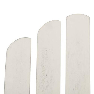 SAFAVIEH Outdoor Topher White Classic Adirondack Chair