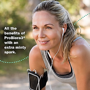 ProBiora Oral-Care Chewable Probiotic Tablets | Probiotic Supplement for Women & Men | Healthier Teeth & Gums | Fresher Breath | Whiter Teeth | Better Overall Health (30 Count, Extra Minty)