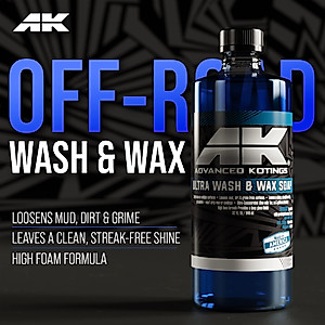 Advanced Kotings Shine Coating & High Foaming Car Wash Bundle | Removes Dirt, Oil, Grime, Shines Surfaces, and Makes Off-Road Clean-Up Easier for ATVs, UTVs, Vehicles and More - 6 Pack Kit