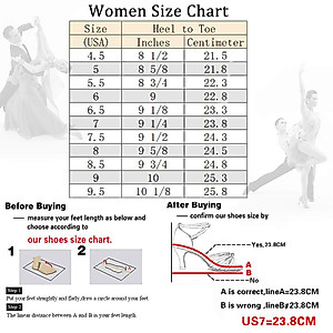 DKZSYIM Glitter Women Latin Dance Shoes Closed Toe Ballroom Salsa Tango Practice Performence Party Dancing Shoes,511-Silver-5,US 9