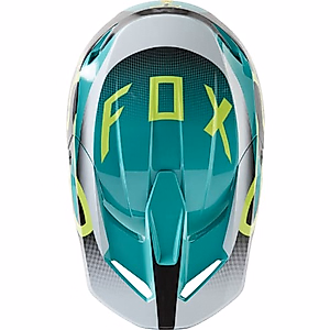 Fox Racing V1 Motocross Helmet, LEED Teal, Medium