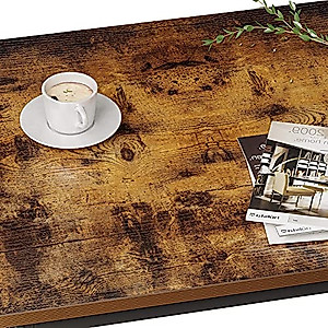 Coleshome 47 Inch Computer Desk, Modern Simple Style Desk for Home Office, Study Student Writing Desk,Vintage