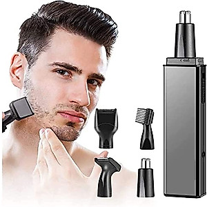 OZELS Men's Electric Shaver sideburns Repair Shaver Eyebrow Trimmer USB Rechargeable Nose Hair Trimmer