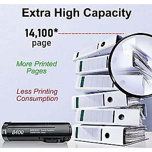 Ledes B400 Toner Cartridge High Yield 24,600 Pages, Compatible for Xerox Part#: 106R03584 Replacement for Versalink B400 B400N B400DN B405 B405DN (1 Pack, Black)