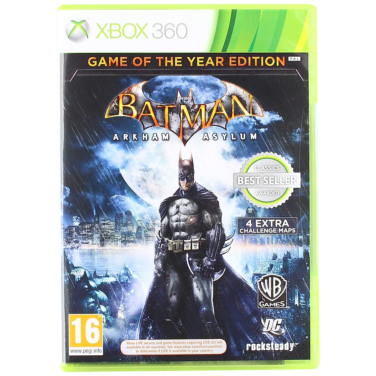 Batman Arkham Asylum - Game Of The Year Edition - Classic Xbox 360