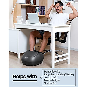 RENPHO Foot Massager with Heat, FSA & HSA Eligible, Electric Foot Massage with Remote, Prime Deals Today 2024, Shiatsu Foot Massager for Foot Care, Fits Feet Up to Men Size 12, Great Gifts for Him Her