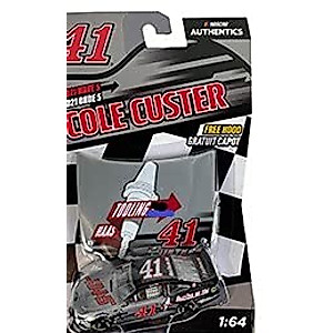 Winners 2021 Cole Custer #41 Tooling Authentics Wave 5 Car 1:64 Scale Diecast with Mini Hood Insert Car Measures 3 in Long x 1 in Wide x 1 in Tall