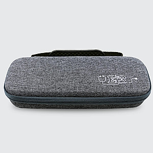 Ever Ready First Aid Stethoscope Case Including Titanium Shears, 2 Penlights Black & Silver Fits Littmann-Type Stethoscope, Rubber Grip Handle - Gray