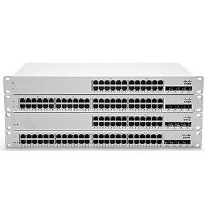 Cisco Meraki MS220-48LP-HW 48-Port Cloud Managed PoE+ Gigabit Switch - UNCLAIMED - NO LICENSE (Renewed)