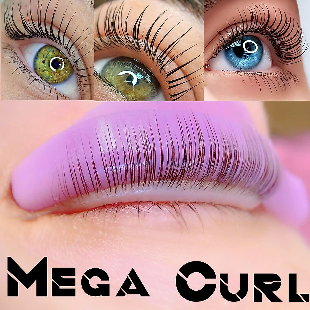 Eyelash Perm Pads Lash Lift Rods Eyelash Perm Silicone Pads 9 Sizes 18 Piece Reusable Soft Lash Lift Pads Shield for Different Length Eyelashes Perfect Lifting (Violets)