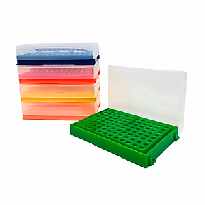 Extragene™ 96 Well PCR Tube Rack with Lid (0.2ml) Pk x 5 ea