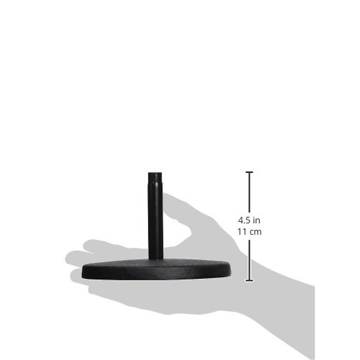 OnStage DS7100B Desktop Microphone Stand, Black