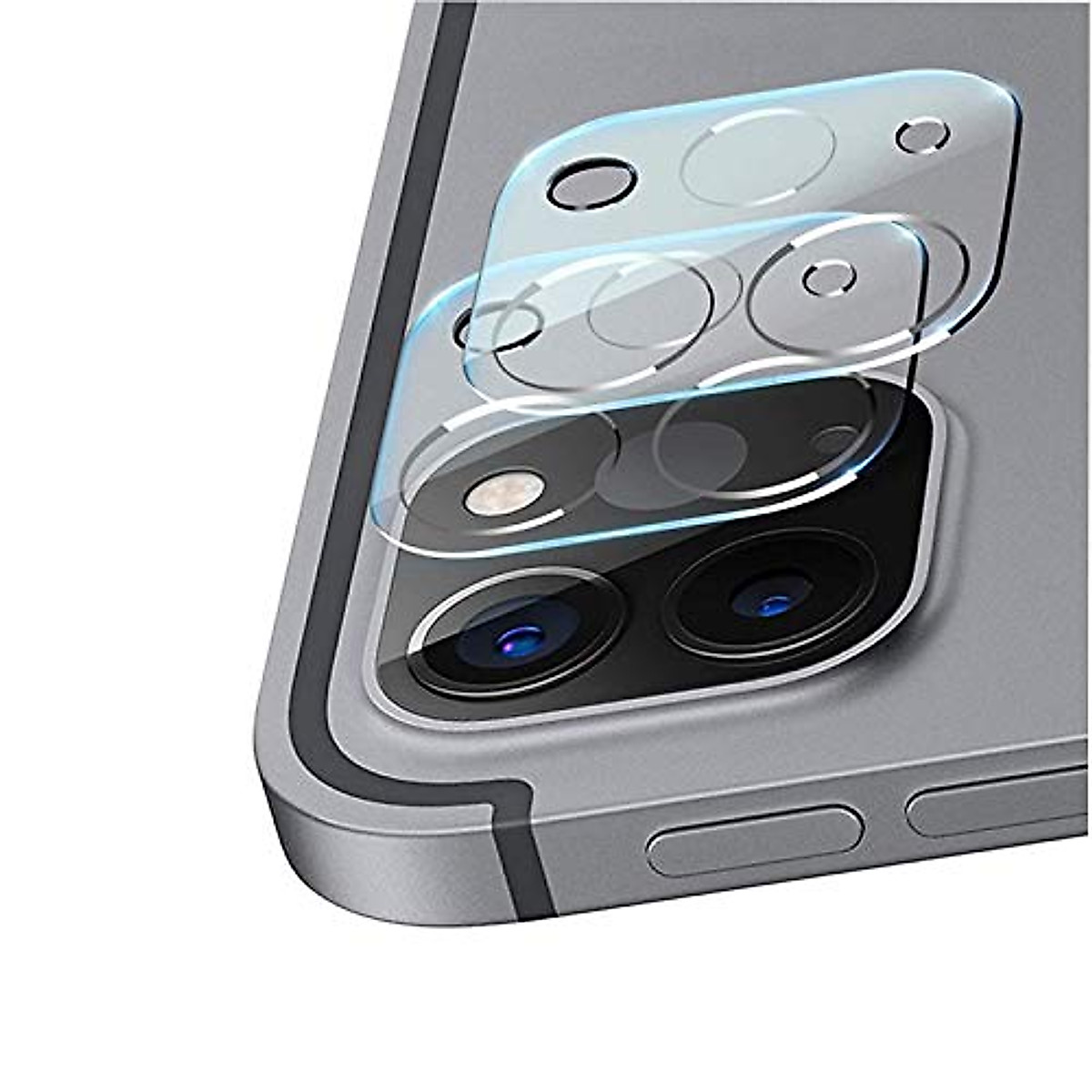 For iPad Pro 11" 12.9" 2020 & 2021 & 2022 Camera Lens Protector Tempered Glass Screen Protector - 2 Packs - High Transparent