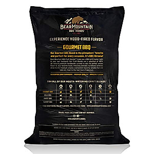 BEAR MOUNTAIN Premium BBQ WOODS FK90 Craft Blends All Natural Smoky Hardwood Gourmet Blend Smoker Pellets, 20 Pound Bag