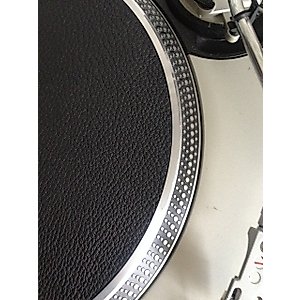 Premium Leather Deer Hide Turntable Mat