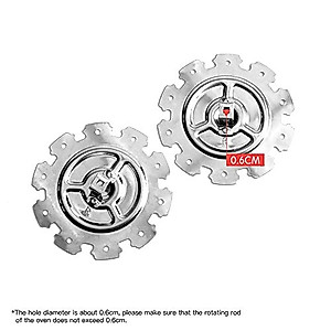 n/a Hot New Stainless Steel Grilled Cage Roaster Barbecue Kebab Maker Meat Skewer Machine BBQ Grill Kitchen Air Fryer Accessorie