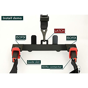 MASO Universal Car Child Seat Restraint Anchor Mounting Kit for ISOFIX Seat Belt Connector