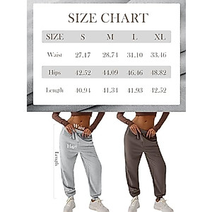 Yovela Fall Clothes for Women 2024 Trendy Fashion Outfits Pants Y2k Aesthetic Winter Cute Warm Clothing Sweatpants Girl Grey