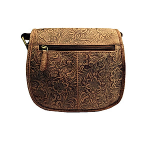 LEADERACHI Crossbody Shoulder Purse For Women Durable Sling Leather Handbag With Classic Design