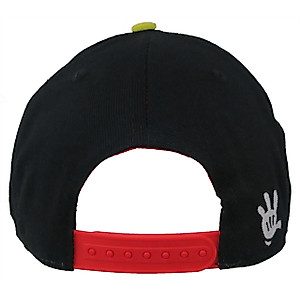 Disney Mickey Mouse Comics Adult Baseball Cap [6013] Red and Black