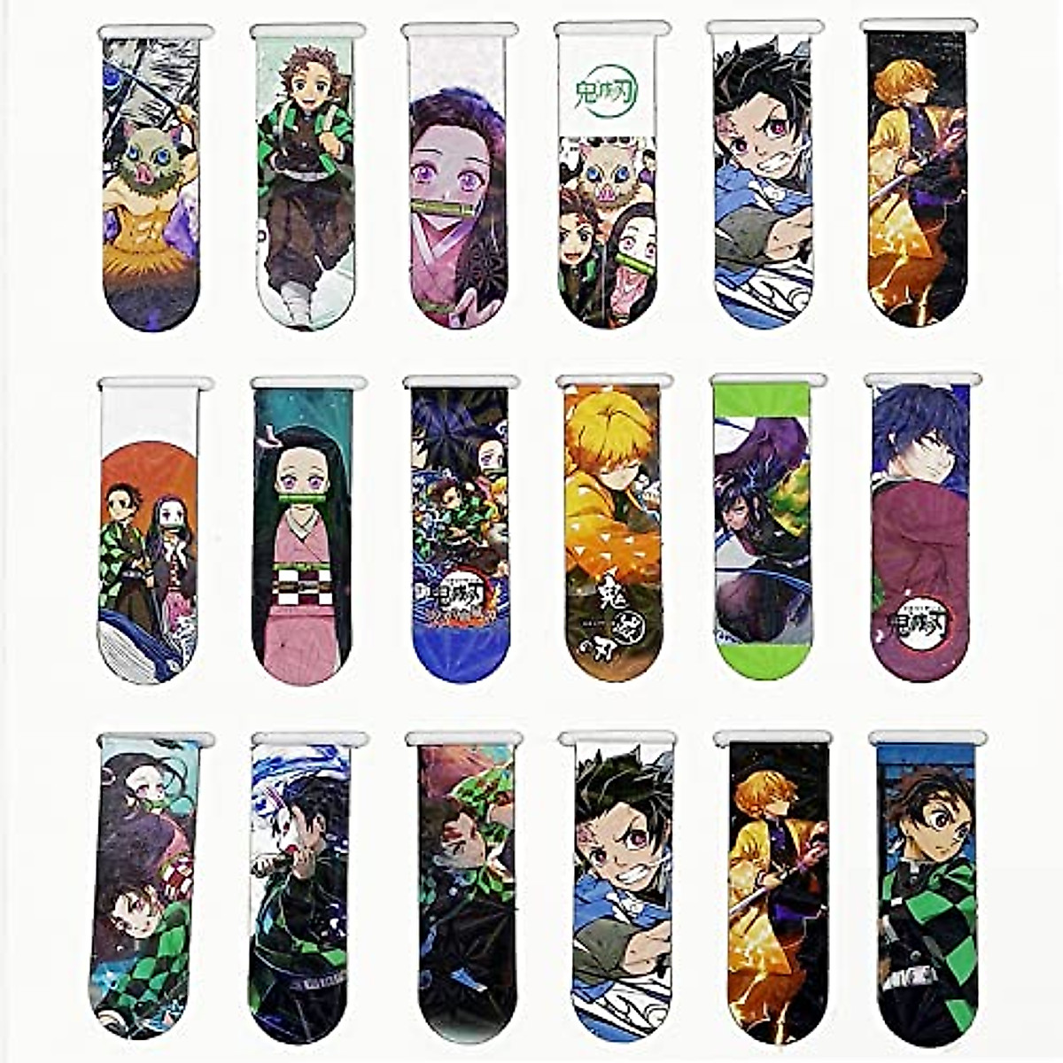 Anime Bookmark Cute Bookmark Anime School Supplies Anime Merch Anime Stuff (GUI bookmark-18pcs)