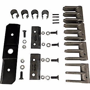 WEIJIA Chipper & Shredder Blades & Flails Kit for Troy-Bilt 981-0490,781-0490,710-1054,736-0119,912-0411,942-0571,742-0571,710-1054,719-0329,715-0166,781-0735