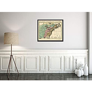 1755 Map| North America| Carte des Possessions angloises & francoises du Continent de