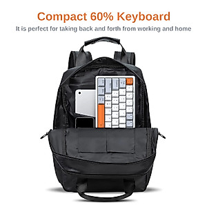 Redragon 60% Mechanical Gaming Keyboard RGB Backlit Ultra-Compact Hot-Swappable Red Switch, Fully Programmable Pro Software Supported, K642WGO-RGB