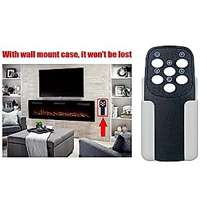 Replacement Remote Control for Oneinmil H20011 IF-1340TCL IF-1350TCL IF-1330TCL 3D Electric Fireplace Insert Heater