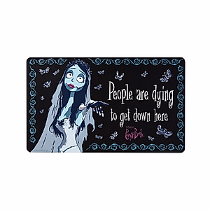 Spirit Halloween Tim Burton’s Corpse Bride Emily The Corpse Doormat | Officially Licensed | Outdoor décor