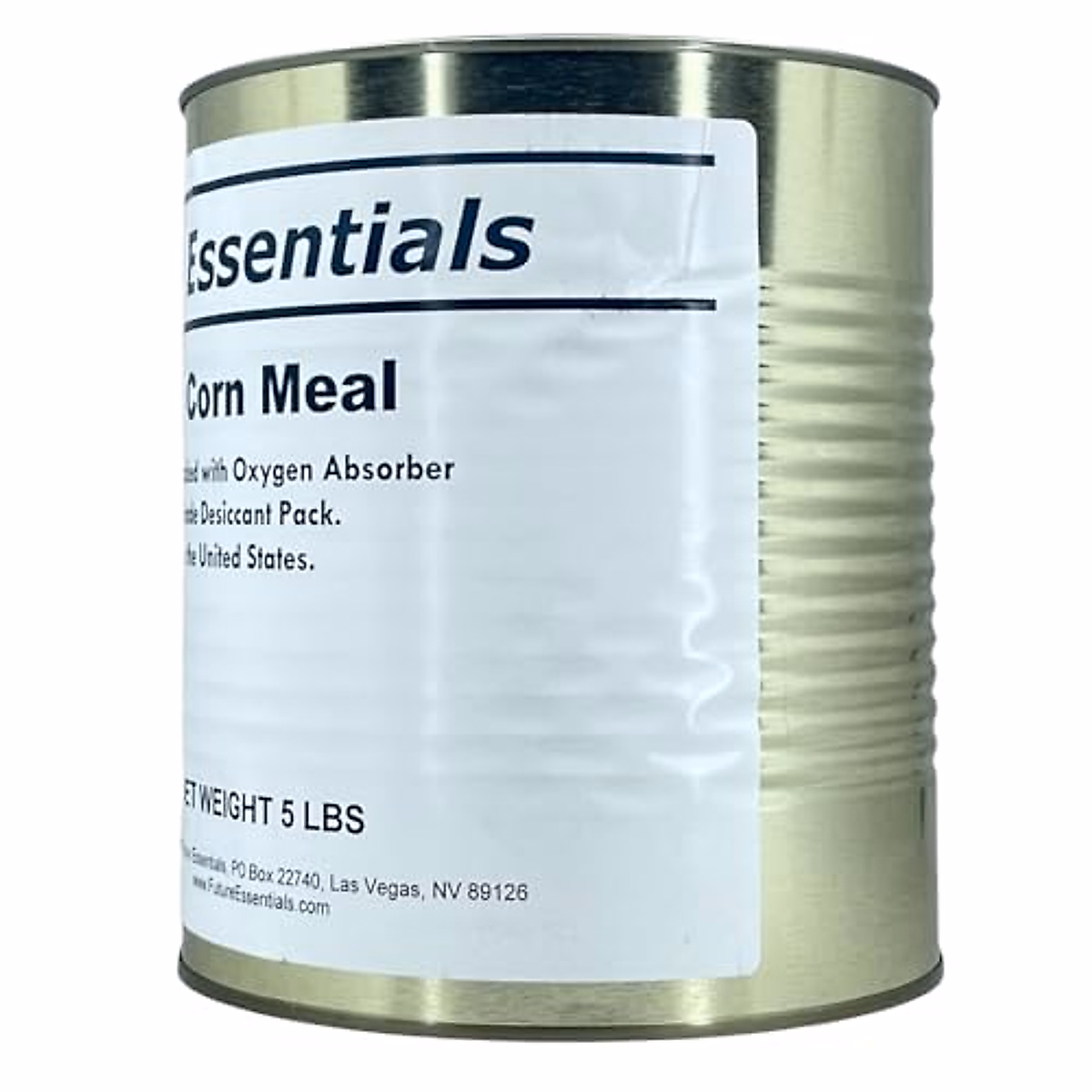 1 Can of Future Essentials Yellow Cornmeal, #10 Can, 5 lbs Net Weight