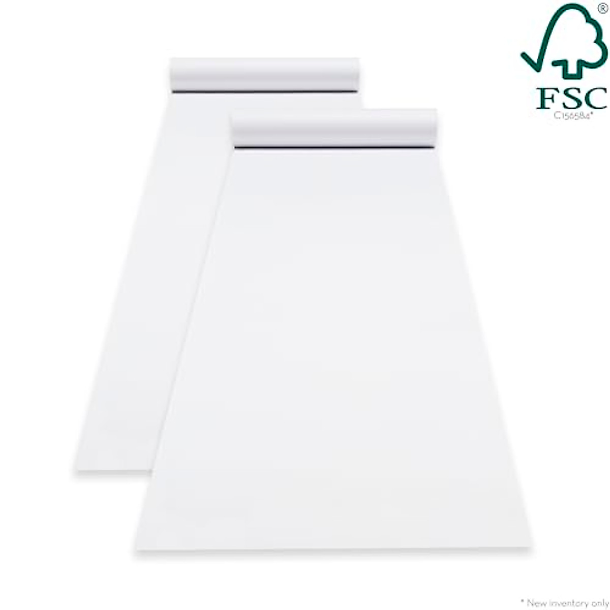 Melissa & Doug Deluxe Easel Paper Roll Replacement (17 inches x 75 feet) - 3-Pack - FSC Certified