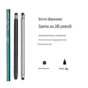 Stylus Pens for Touch Screens(5 Pack), 10 Replaceable Tips High Precision Capacitive Stylus Pen for iPad iPhone Android Tablets and All Universal Touch Screen Devices