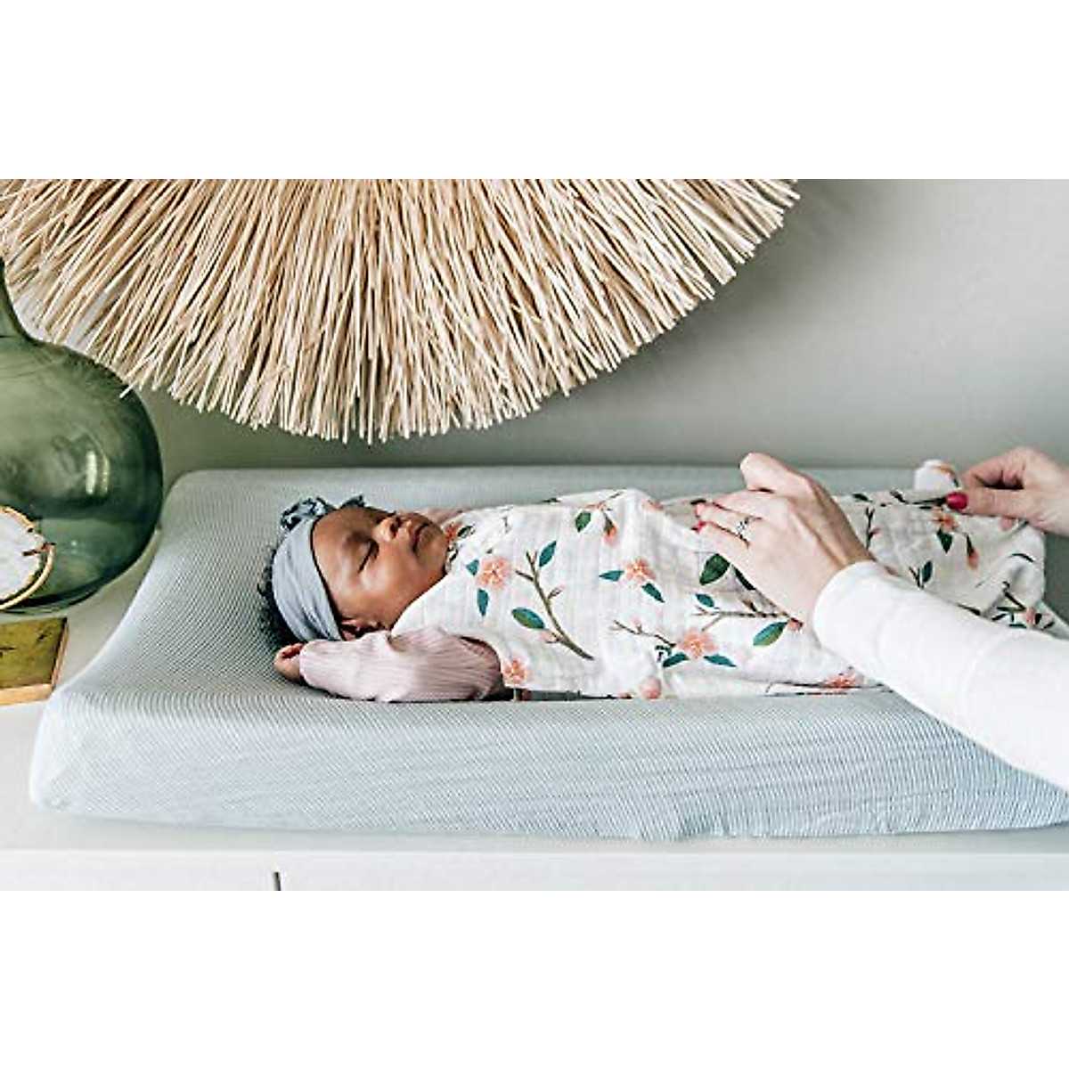 Red Rover Cotton Muslin Sleep Bag –100% Cotton - Machine Washable – 0-24 Months - Lightweight, Breathable – Boys & Girls (X-Large, Peach Blossom)