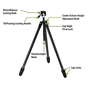 Vortex Optics Ridgeview Carbon Tripod Kit