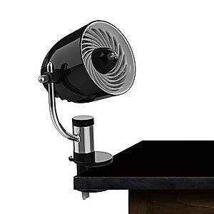 Vornado PIVOTC Personal Air Circulator Fan with Multi-Surface Clip, Black (CR1-0387-06)