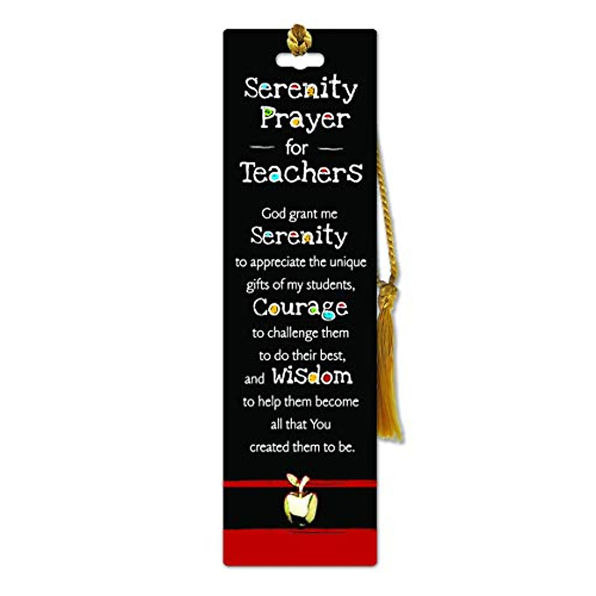 Cathedral Art (Abbey & CA Gift Bookmark-Teacher Serenity Prayer, One Size, Multicolored