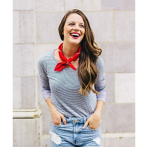 Bycc Bynn 3 Pack Pure Cotton Paisley Pattern Bandanas Square Scarf Headwear (Black + Burgundy + White)