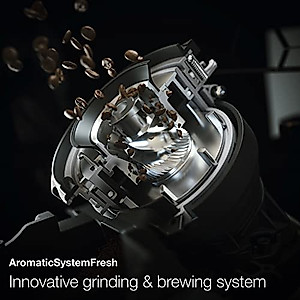 Miele NEW CM 7750 CoffeeSelect Automatic Wifi Coffee Maker & Espresso Machine Combo, 2.2 liter Obsidian Black - Grinder, Milk Frother, Cup Warmer, Glass Milk Container, Select From Multiple Beans