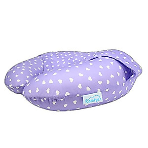 Comfyt Nursing Pillow Multifunctional Supporting for Mothers Best Breastfeeding Pillow Gifts for Mom Registry Must Have Removable Washable Cotton Cover