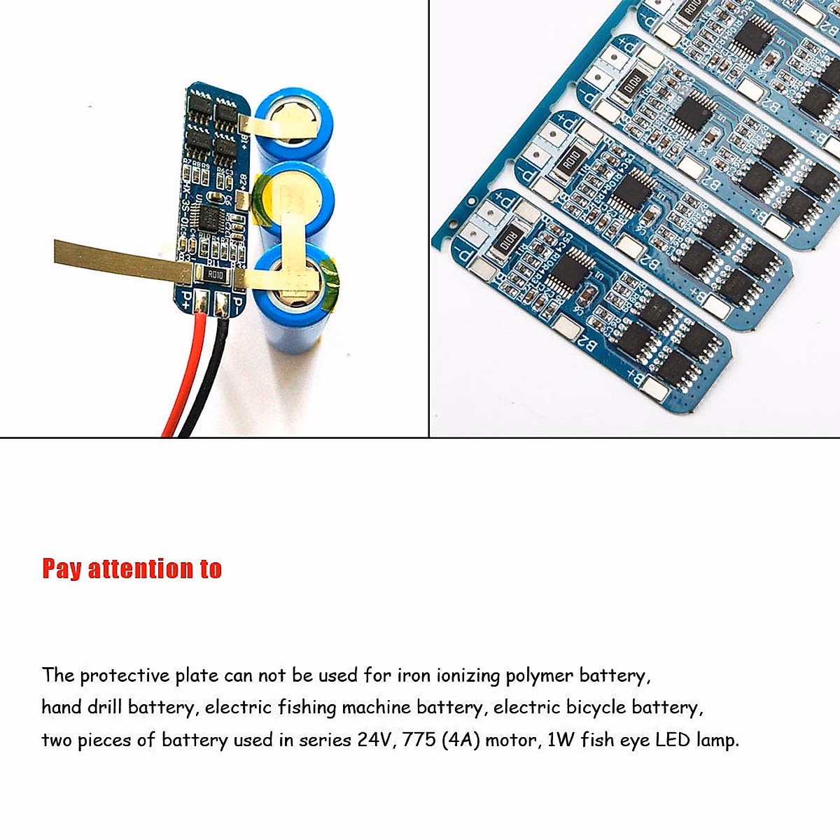Comidox 3S 12V 10A 18650 Lithium Battery Protection Board BMS Li-ion Charger Protection Module Anti-Overcharge/Over-Discharge/Over-Current/Short Circuit 3Pcs