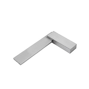New Lon0167 Stainless Steel Featured 80 x 50mm reliable efficacy L Angle Try Square Measure Ruler Measuring Tool(id:61b 47 ac fda)