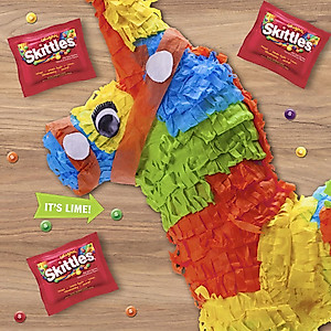 Skittles Original Fun Size Chewy Candy Bulk Individually Wrapped, Candy Bags for Party Favors - 4 Lb Bulk Box